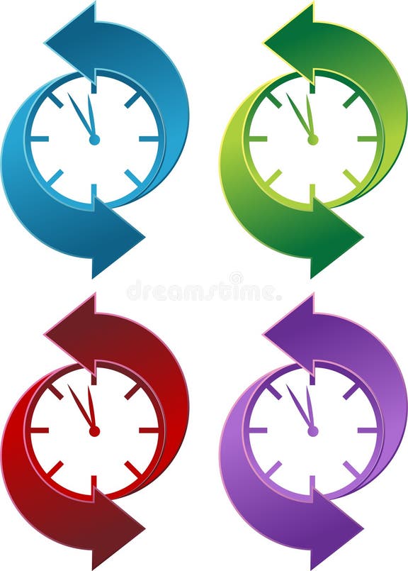 Spinning Clock Stock Illustrations – 636 Spinning Clock Stock ...