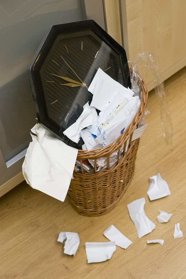 Clock in basket stock image. Image of chair, clock, time - 3768301