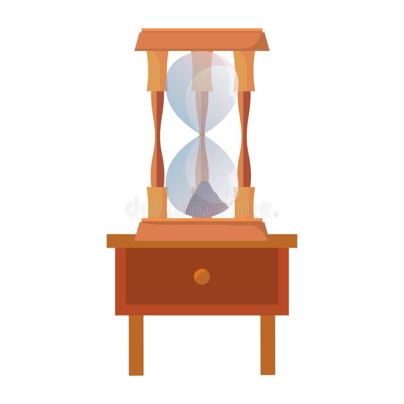 Bedside Table Alarm Clock Stock Illustrations – 314 Bedside Table Alarm ...