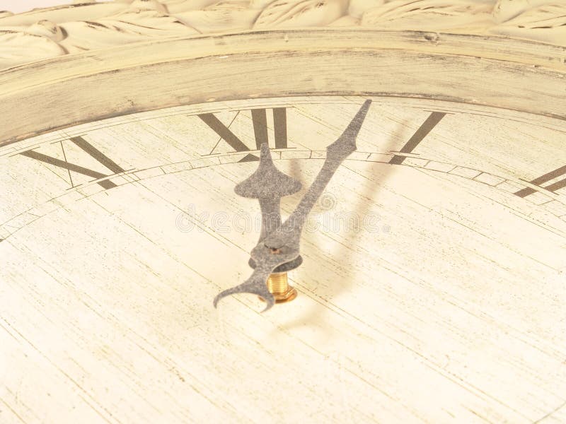 Clock (the Beginning) stock photo. Image of late, rush - 573880