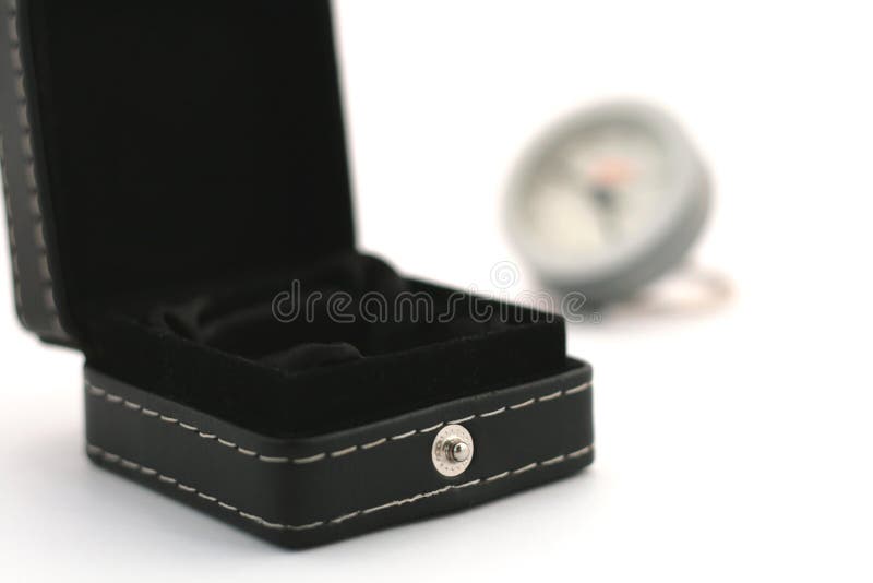 Clock behind the box stock photo. Image of case, clock - 3000846