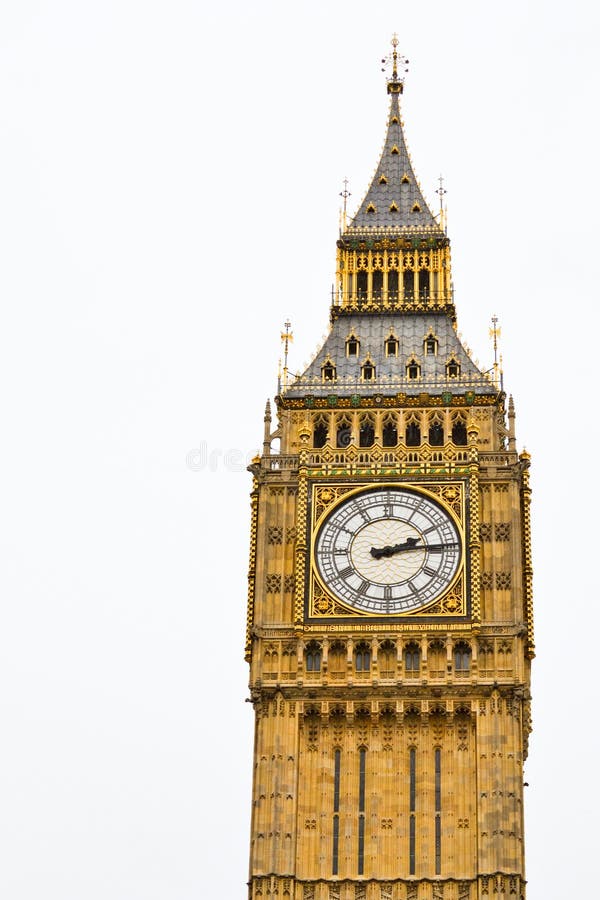 The Clock Big Ben stock photo. Image of monument, tourism - 20852208