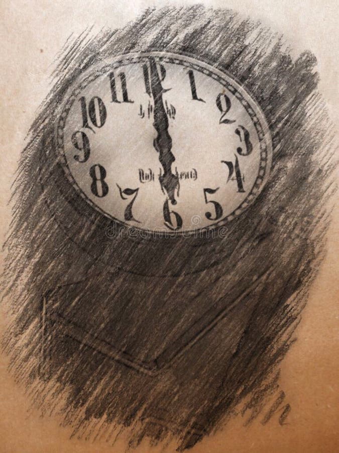 Clock stock photo. Image of time, death, white, paint - 83319870