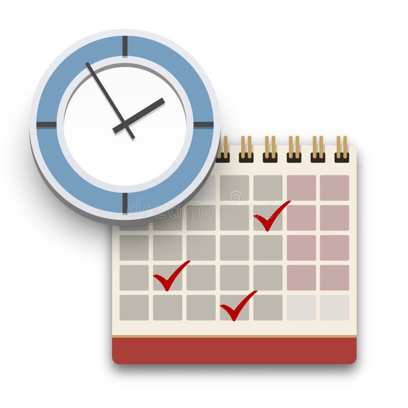 Completed Schedule Calendar Stock Illustrations – 905 Completed ...