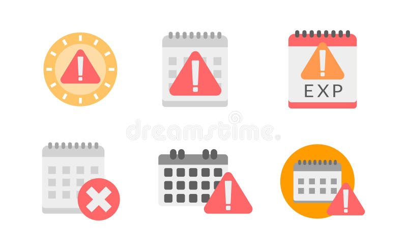 Calendar with Exclamation Mark. Calendar Deadline, Event Reminder Stock ... Calendar with Exclamation Mark. Calendar Deadline, Event Reminder Stock ...