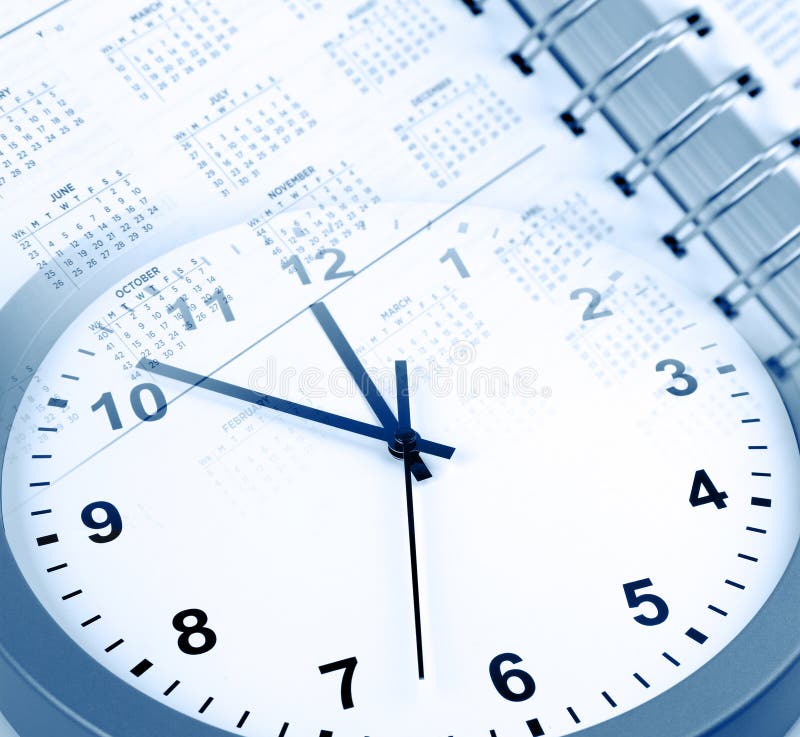 Clock and calendar stock image. Image of punctual, reminder - 278233741