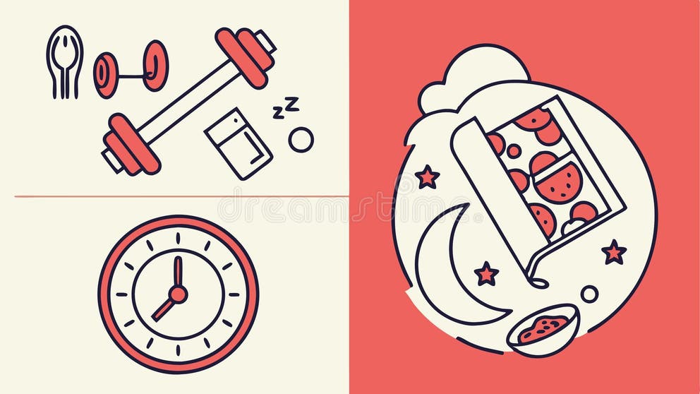 Clock and Calendar Time Management and Schedule Illustration Generative ...