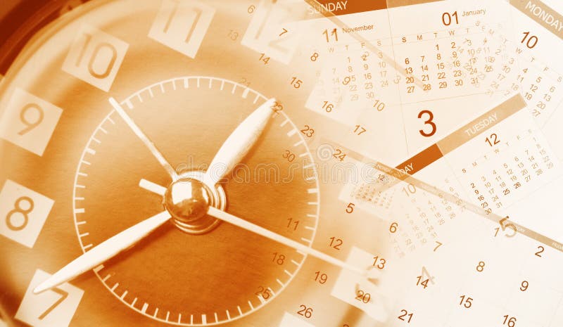 Clock and Calendars stock photo. Image of concept, timekeeping - 40831614