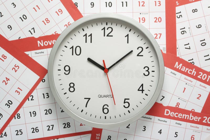 Clock and Calendars stock photo. Image of concept, timekeeping - 40831614