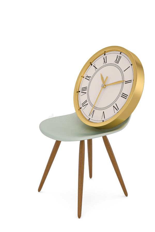 Set Clock, Chair, Kitchen Dishwasher Machine and Big Bed on Seamless ...