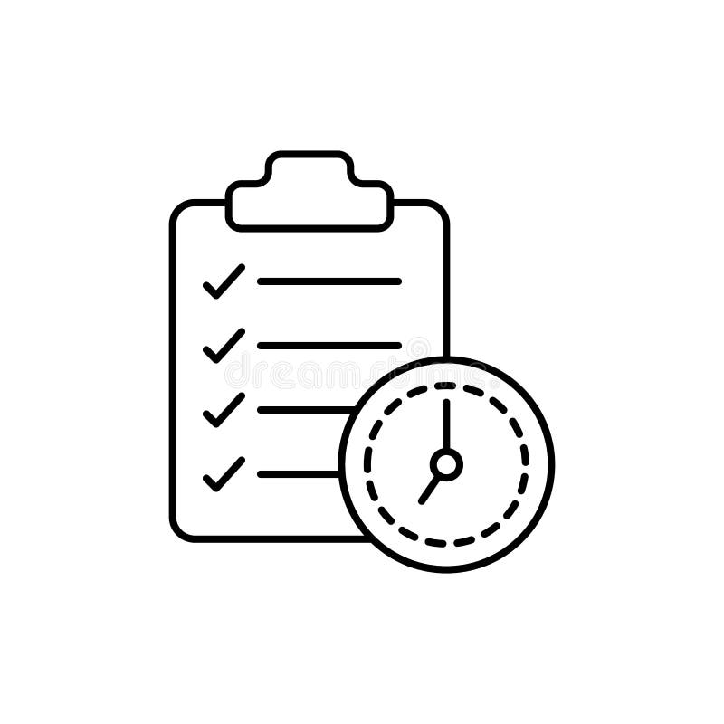Clock Check Mark Icon in Comic Style. Timer Approval Cartoon Vector ...