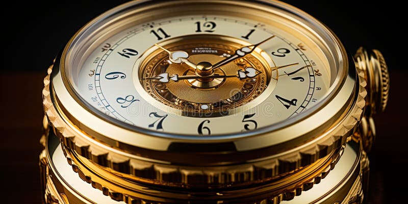 A Clock with a Chronometer and a Minute Scale, Ideal for Sports ...