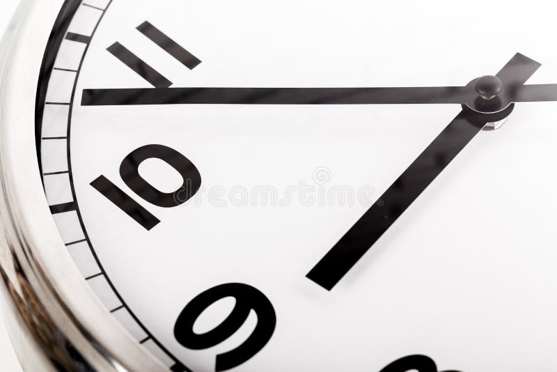 Clock close up stock photo. Image of hand, single, close - 61899738