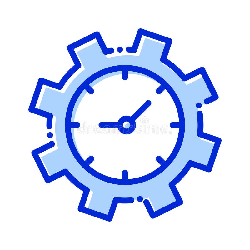 Clock, Cog, Seo Performance, Settings Fully Editable Vector Icons Stock ...