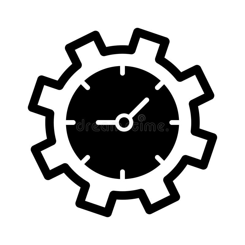 Clock, Cog, Seo Performance, Settings Fully Editable Vector Icons Stock ...