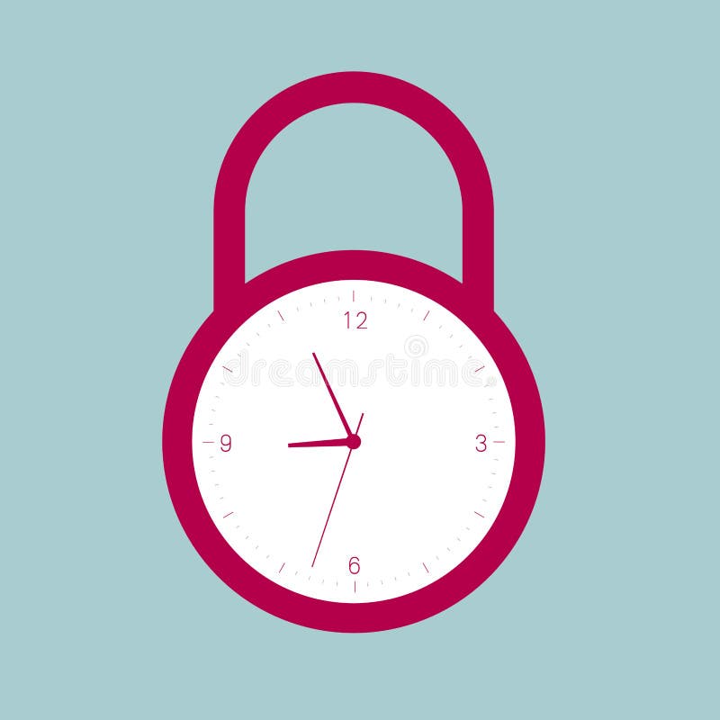 Clock concept, split time. stock vector. Illustration of cartoon ...