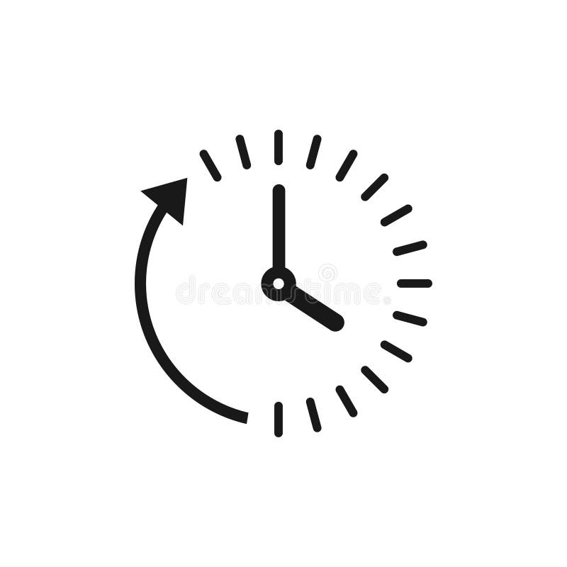 Clock Countdown Icon. Time Chronometer Icon Vector Stock Illustration ...
