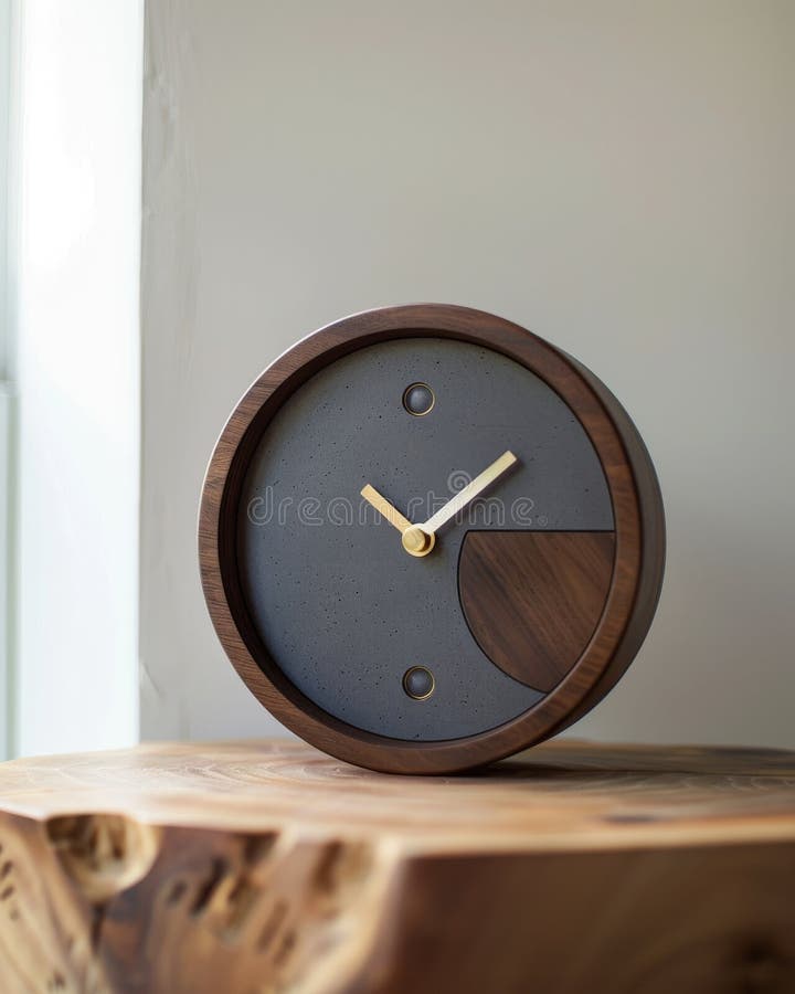 A Clock that Counts Down To Unexpected Events Stock Illustration ...