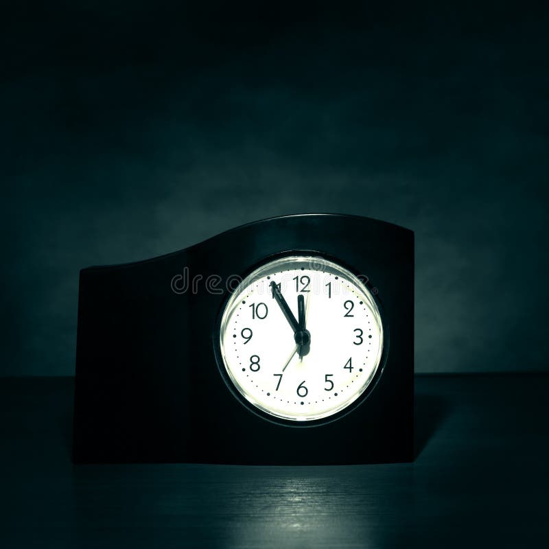 Almost Midnight stock photo. Image of minute, black, clockface - 37897546
