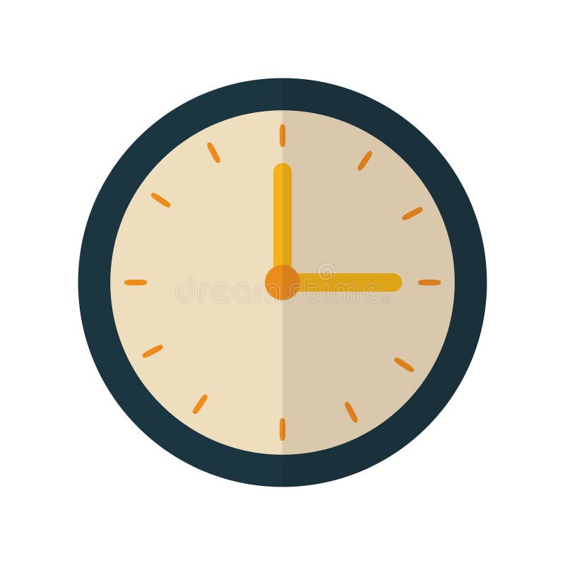 Isolated clock design stock illustration. Illustration of countdown ...