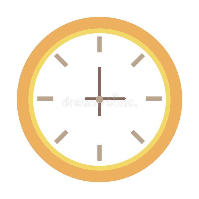 Isolated Clock Design Vector Illustrator Stock Vector - Illustration of ...