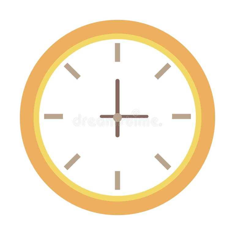 Isolated Clock Design Vector Illustrator Stock Vector - Illustration of ...
