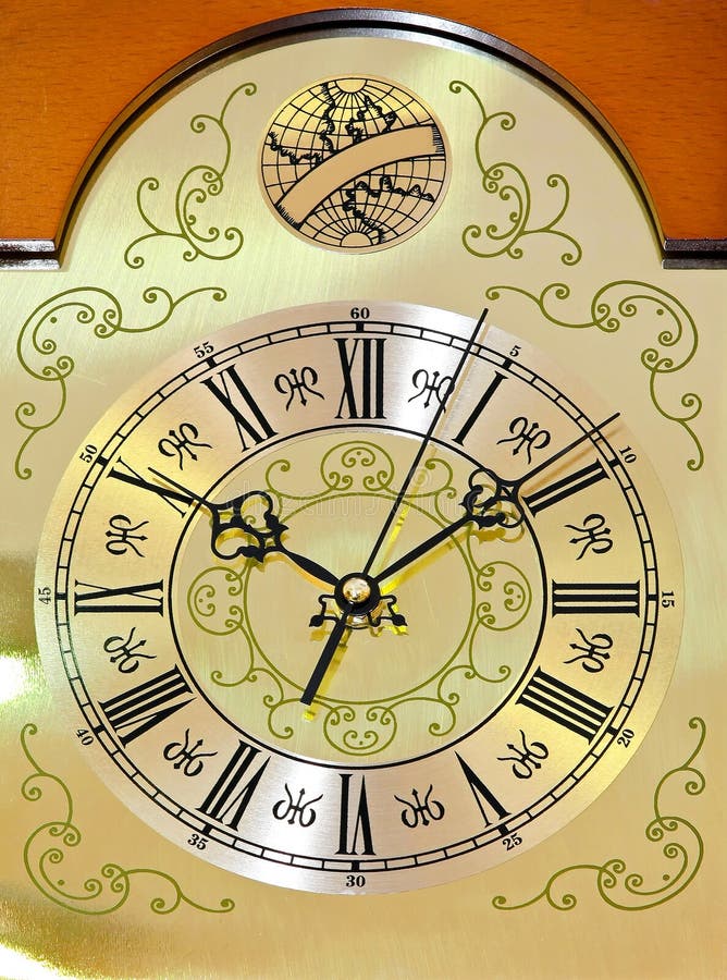 Clock dial stock image. Image of reflecting, roman, front - 16548659
