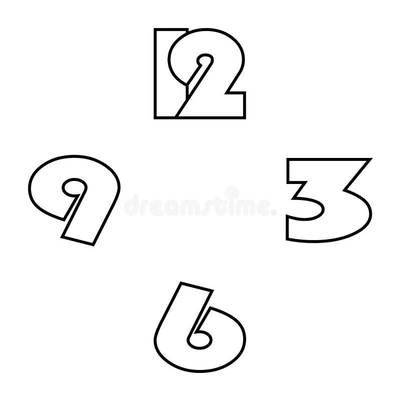 Clock Dial 11 - Around the Clock Stock Vector - Illustration of black ...