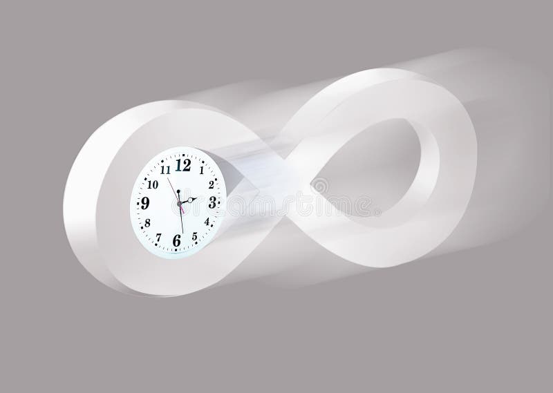 Eternal Time Background stock illustration. Illustration of abstract ...