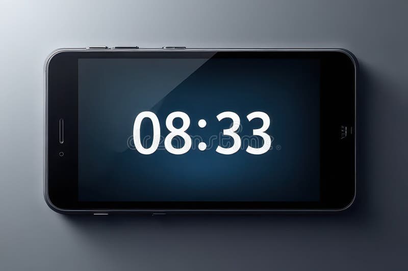 Clock Display Innovation stock illustration. Illustration of smart ...