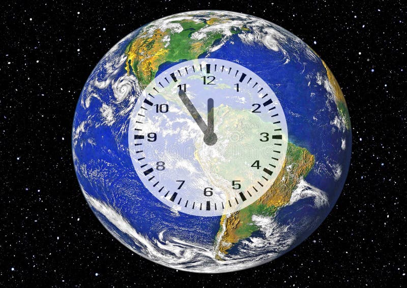 Clock, Earth, Planet, Atmosphere Stock Photo - Image of atmosphere ...