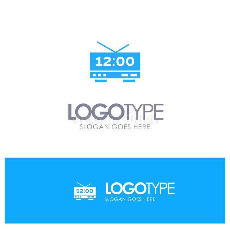 With Clock Electric Train Isolated with the Cartoon Stock Vector ...