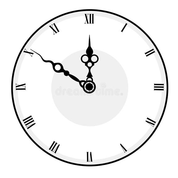Analogue Clock Face Stock Illustrations – 765 Analogue Clock Face Stock ...