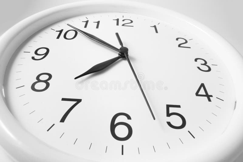 Black and white clock face stock photo. Image of timepiece - 15876622