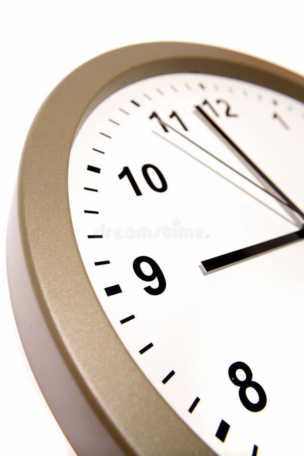 Clock face stock image. Image of morning, business, minutes - 7152547