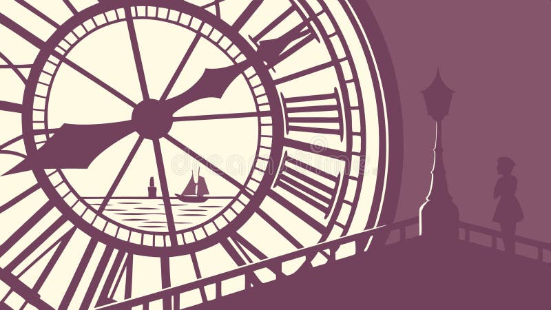 Clock Face in Ancient Ruins. Forgotten Time and Enduring Structures ...