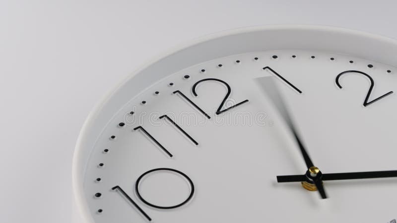 Clock Face with Arrows Fast Rotation Stock Video - Video of period ...