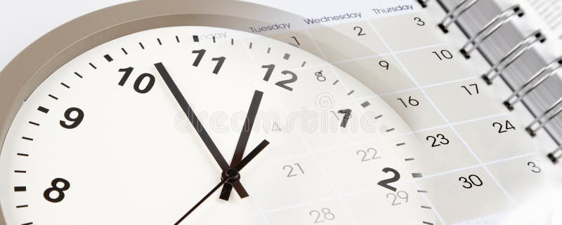 Clock and calendar stock image. Image of accurate, accuracy - 250510149