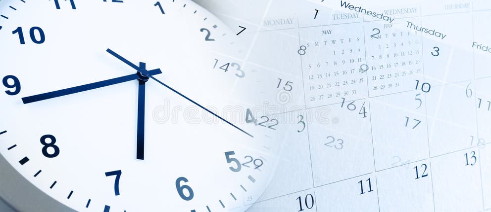 Clock and calendars stock image. Image of punctual, calendar - 170226875