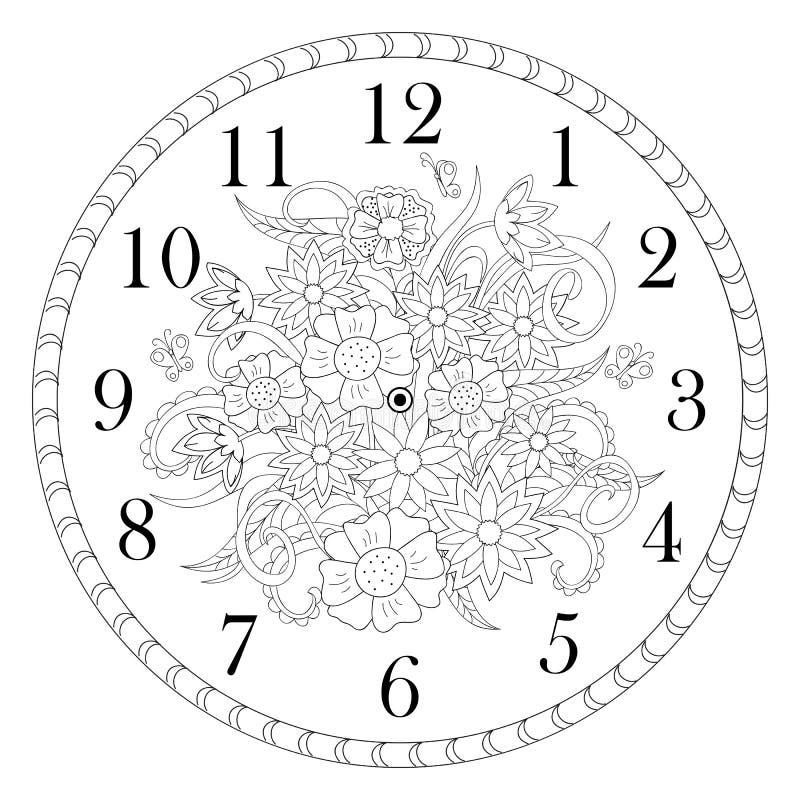 Wall clock face stock vector. Illustration of morning - 35218998