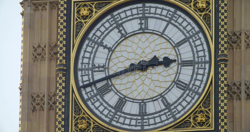 Clock Face on Elizabeth Tower. High Quality Stock Video - Video of ...