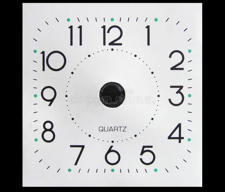 Clock face without hands stock image. Image of template, numbers - 9713