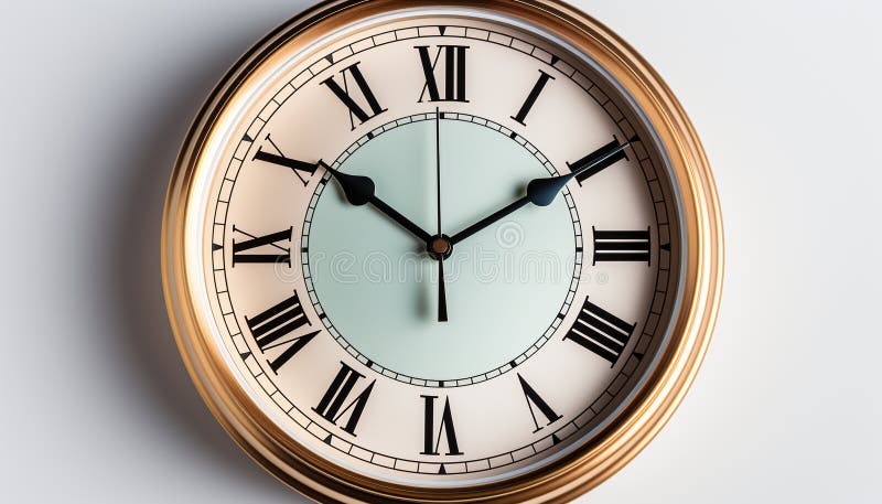 Clock Face with Hour and Minute Hands, Symbolizing Time Accuracy ...