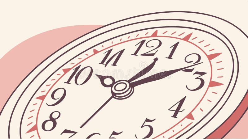 Clock Face Illustration, Time and Schedule Icon Vector Design ...