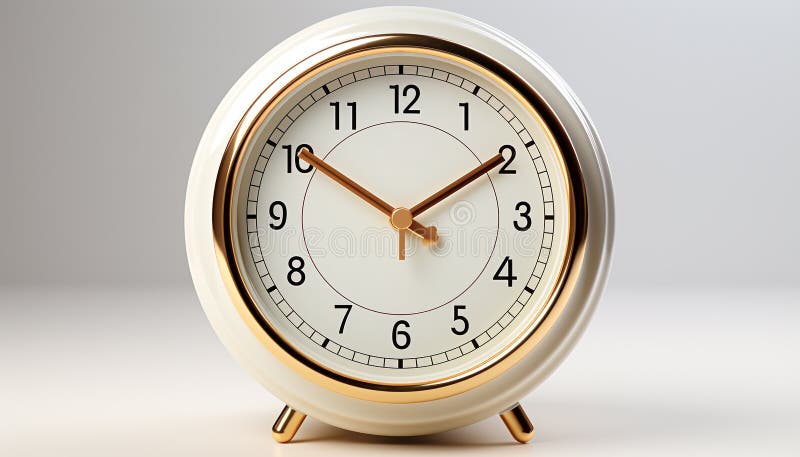Clock Face with Minute and Hour Hands, Symbolizing Time Passing ... Clock Face with Minute and Hour Hands, Symbolizing Time Passing ...