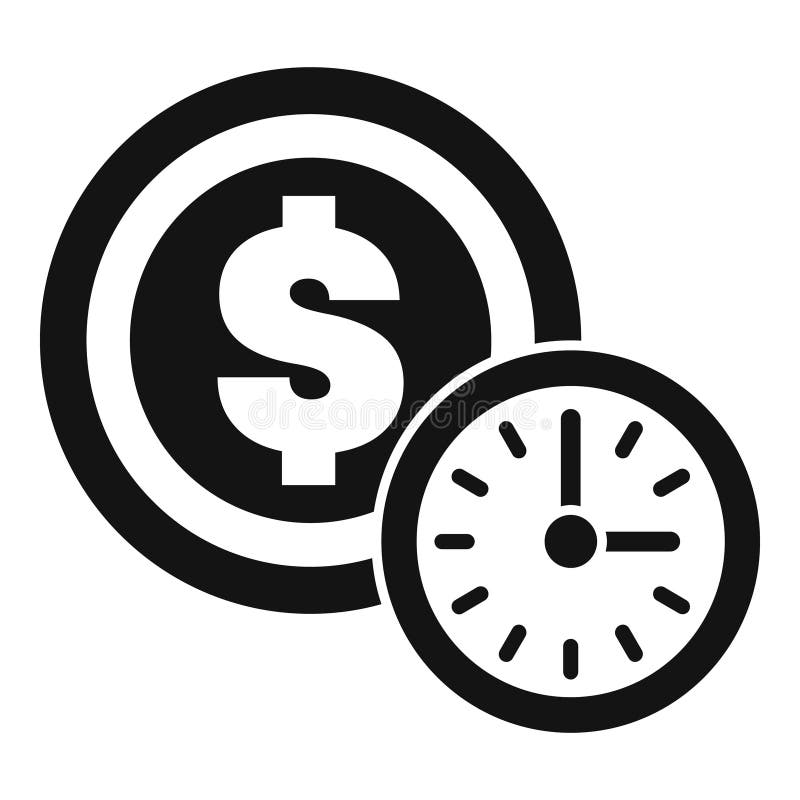 Clock Face Overlapping with Dollar Coin Symbolizing Time is Money Stock ... Clock Face Overlapping with Dollar Coin Symbolizing Time is Money Stock ...