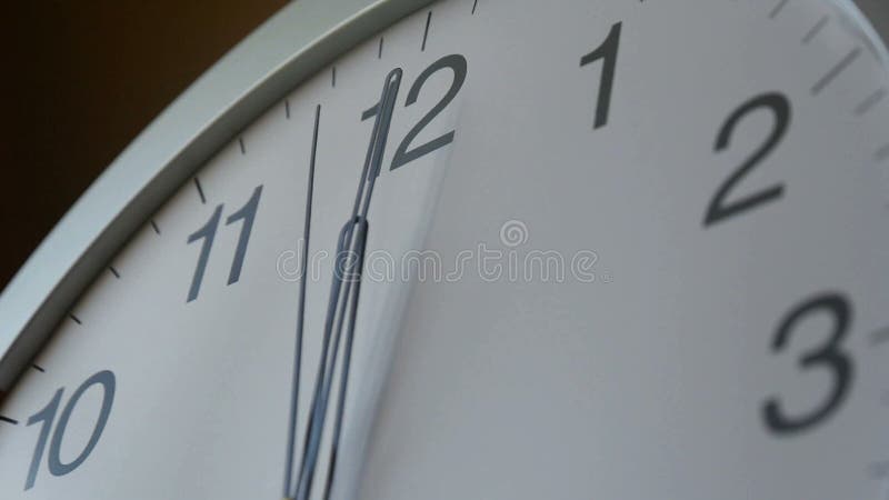 Classic Clock Face Close Up Full HD Stock Footage Stock Video - Video ...