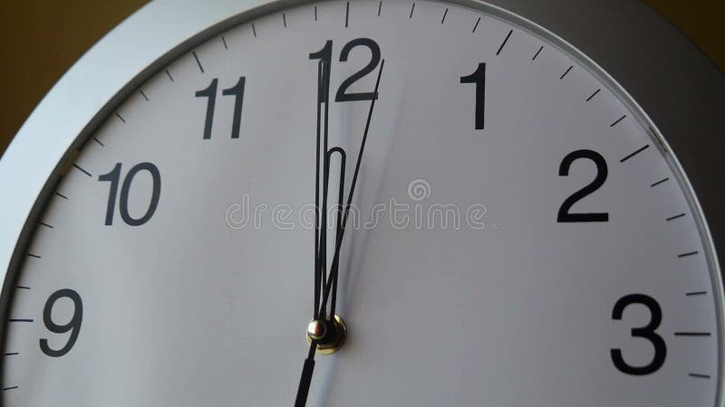 Classic Clock Face Close Up Full HD Stock Footage Stock Video - Video ...