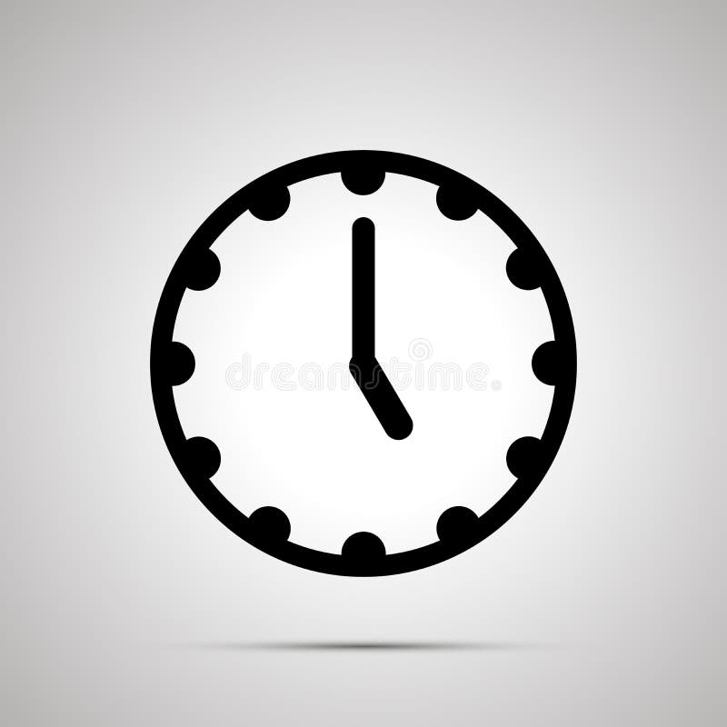 Almost 5pm! stock illustration. Illustration of face - 10738910
