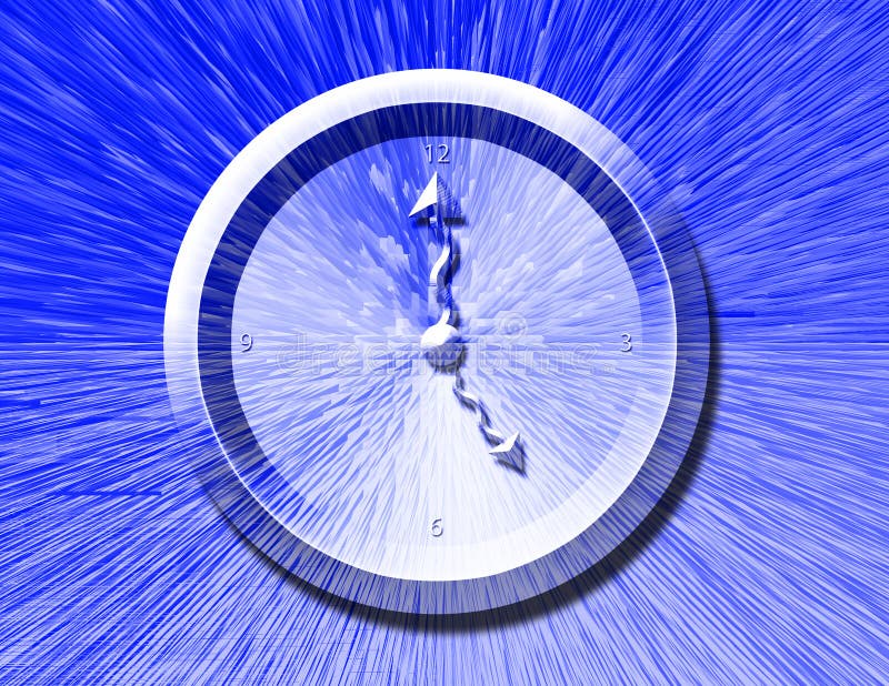 Clock Face stock illustration. Illustration of blue - 130799600